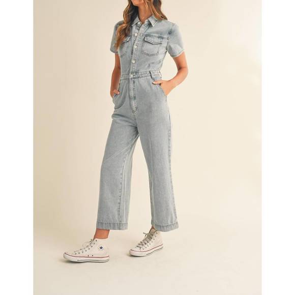 MABLE | Pants & Jumpsuits | New Mable Rush Hour Jumpsuit In Denim ...